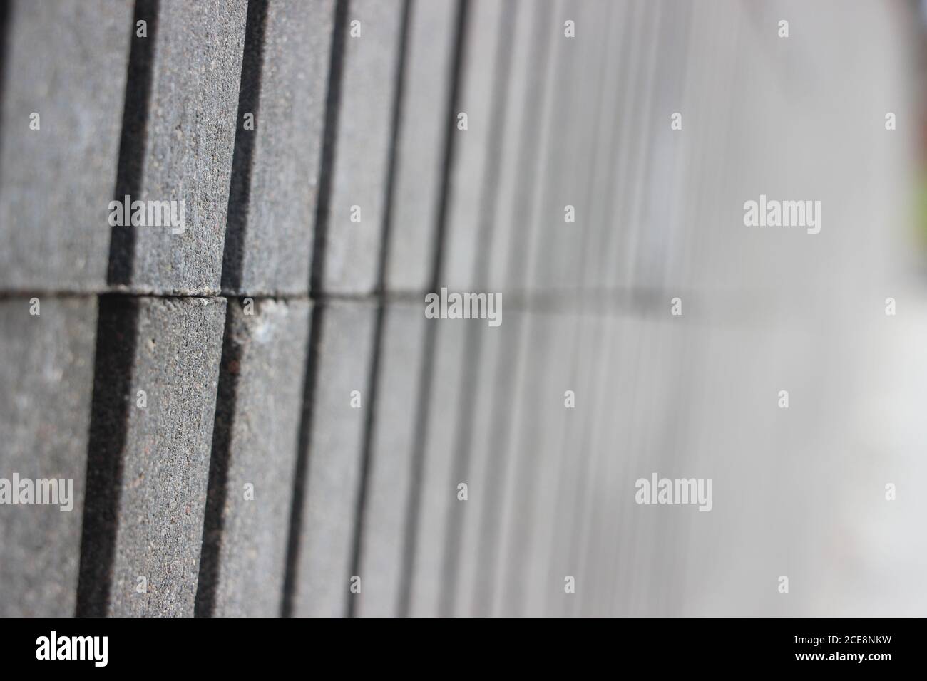 concrete wall perspective. Selective focus. construction architecture ...