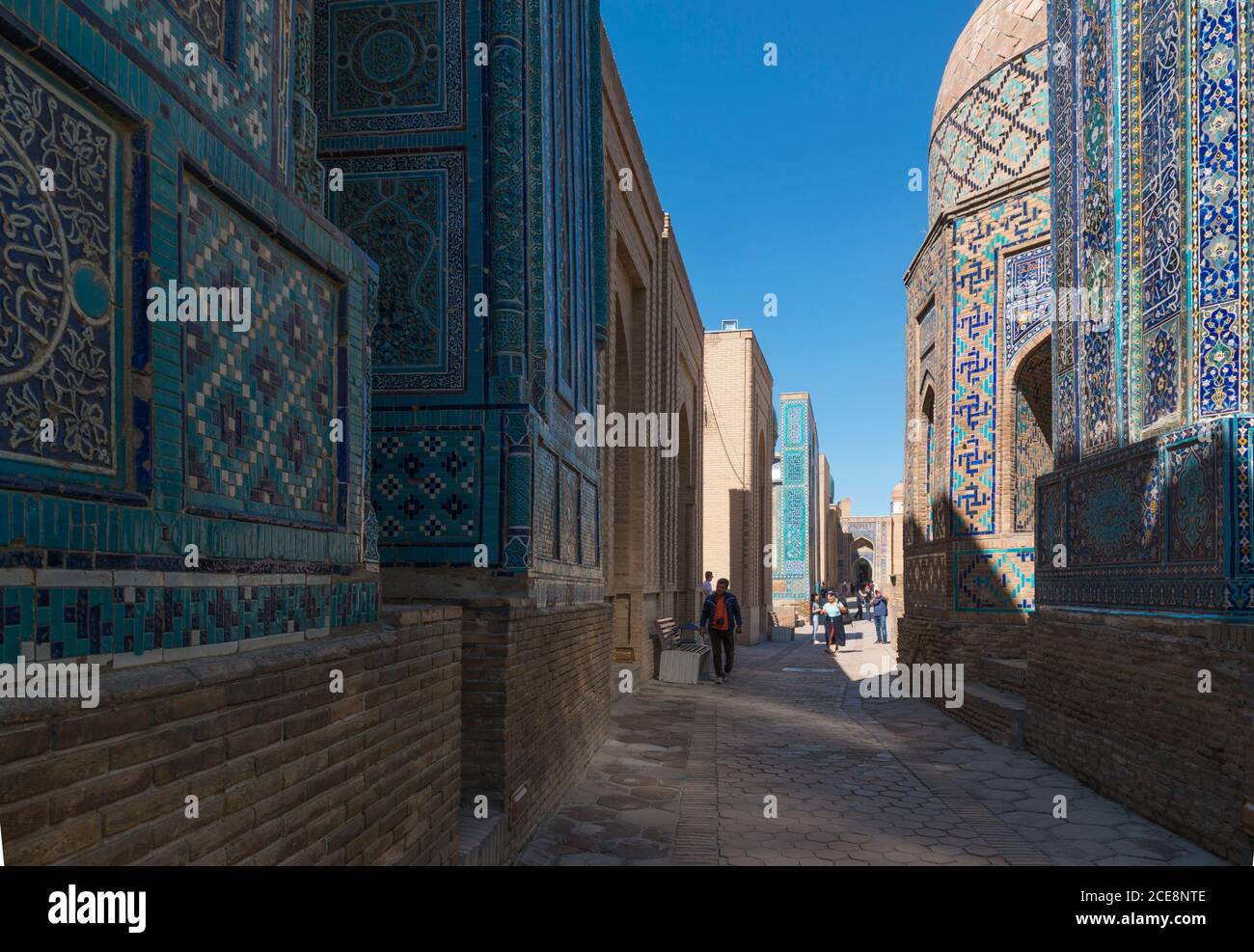 Shah-i-Zinda Complex, Samarkand, Uzbekistan Stock Photo - Alamy