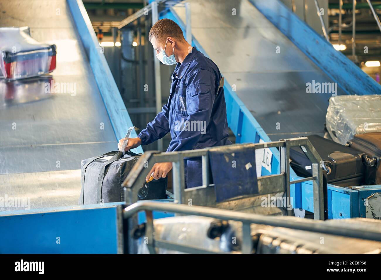 Luggage tags barcode hi-res stock photography and images - Alamy