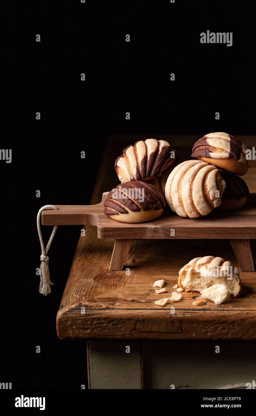 Concha bread hi-res stock photography and images - Alamy
