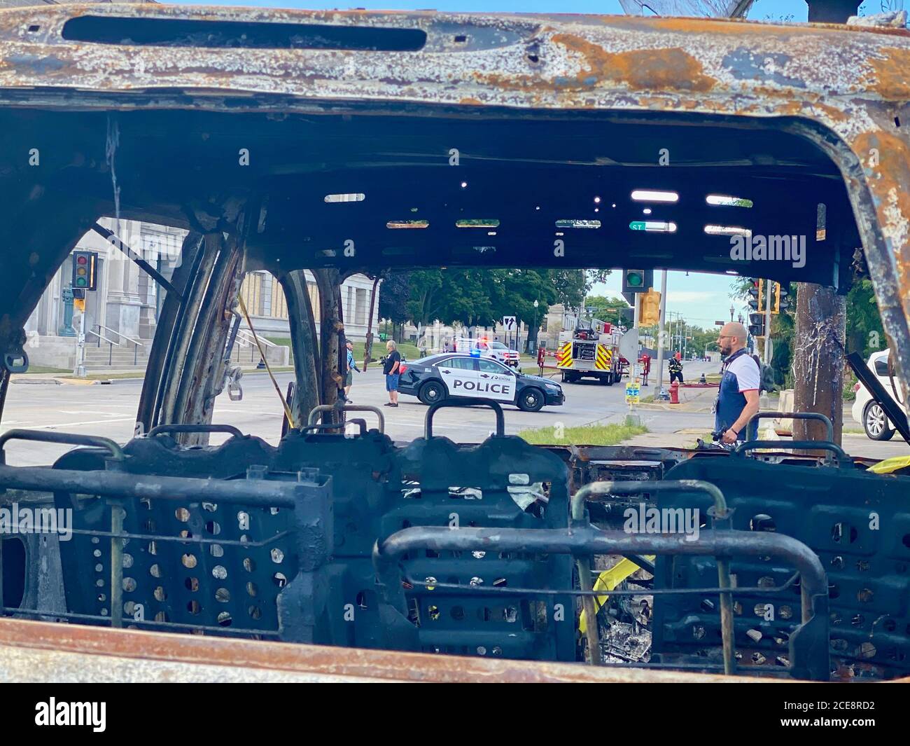 Rioters causing damage hi-res stock photography and images - Alamy