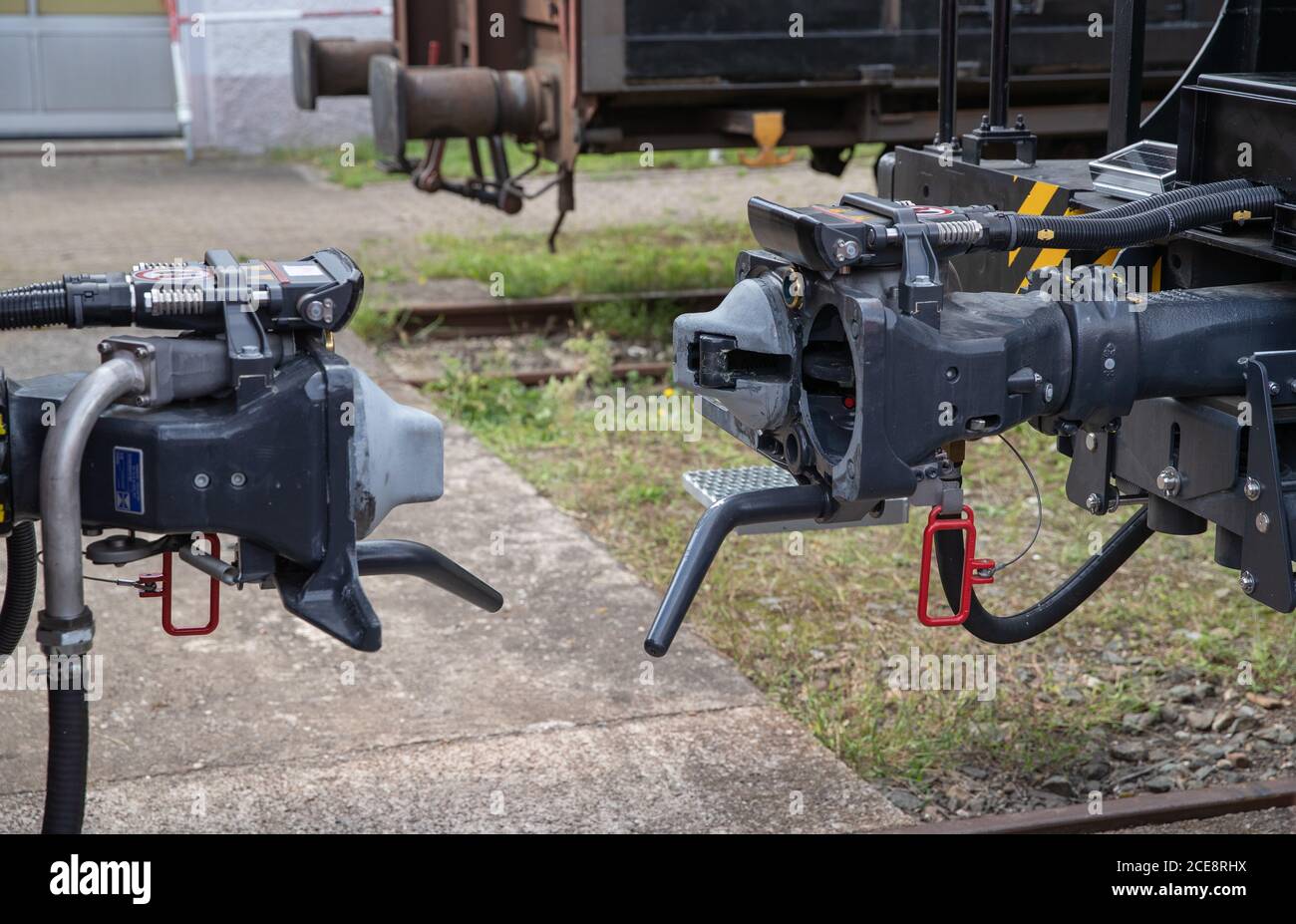 Automatic railway coupling hi-res stock photography and images - Alamy