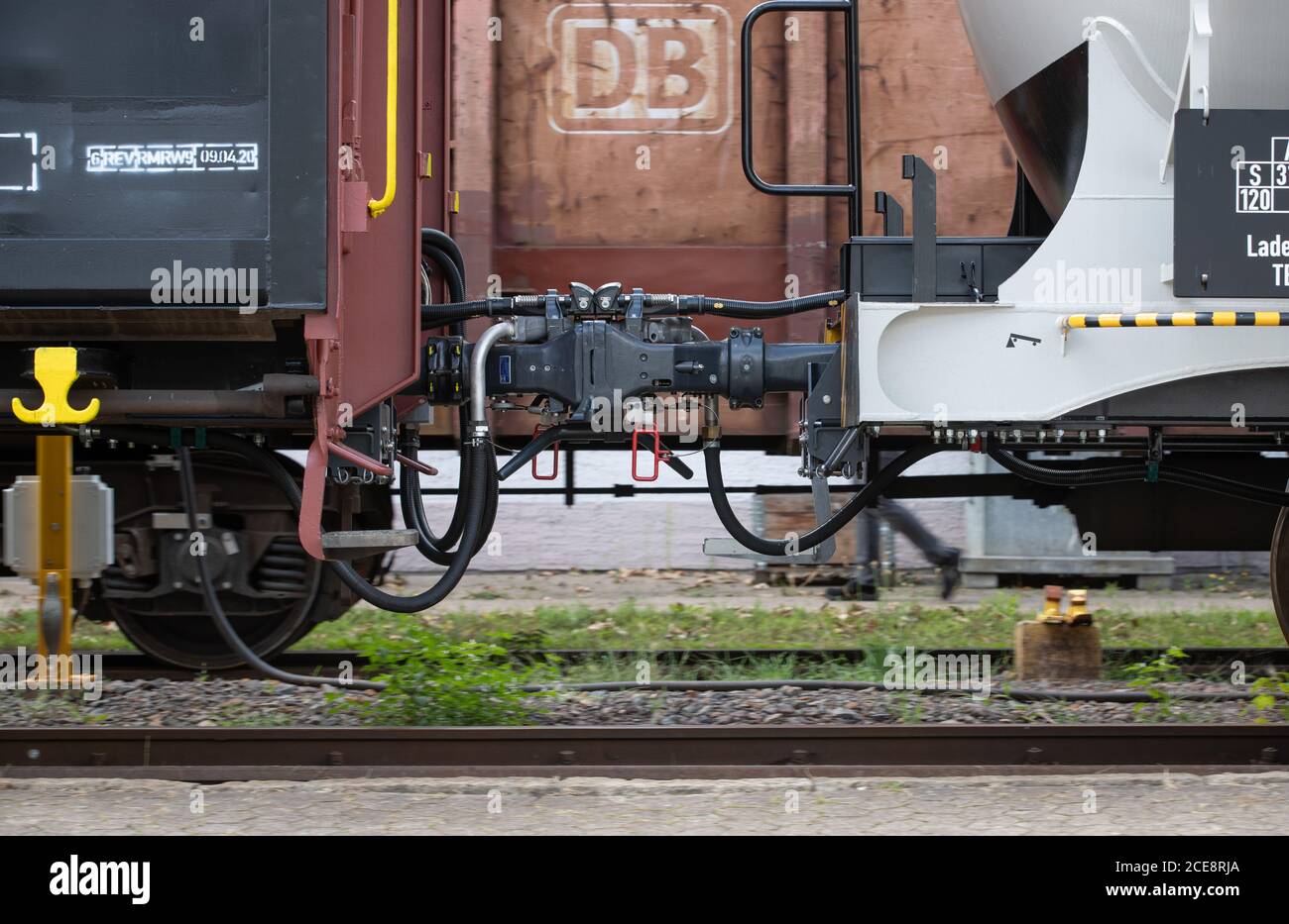Automatic railway coupling hi-res stock photography and images - Alamy