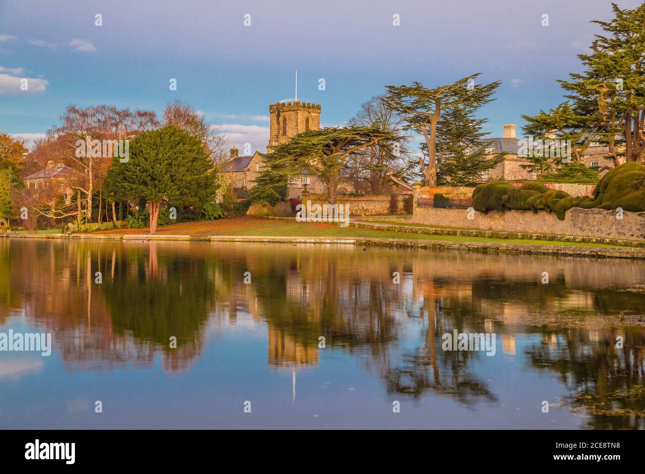 Landscape view pool trees hi-res stock photography and images - Alamy