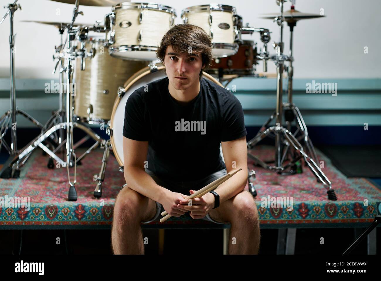 Drum Set Player High Resolution Stock Photography and Images - Alamy
