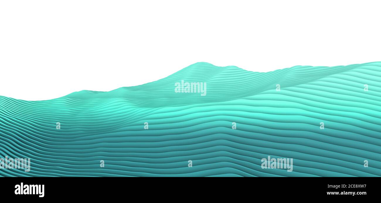 Map of mountainous terrain hi-res stock photography and images - Alamy