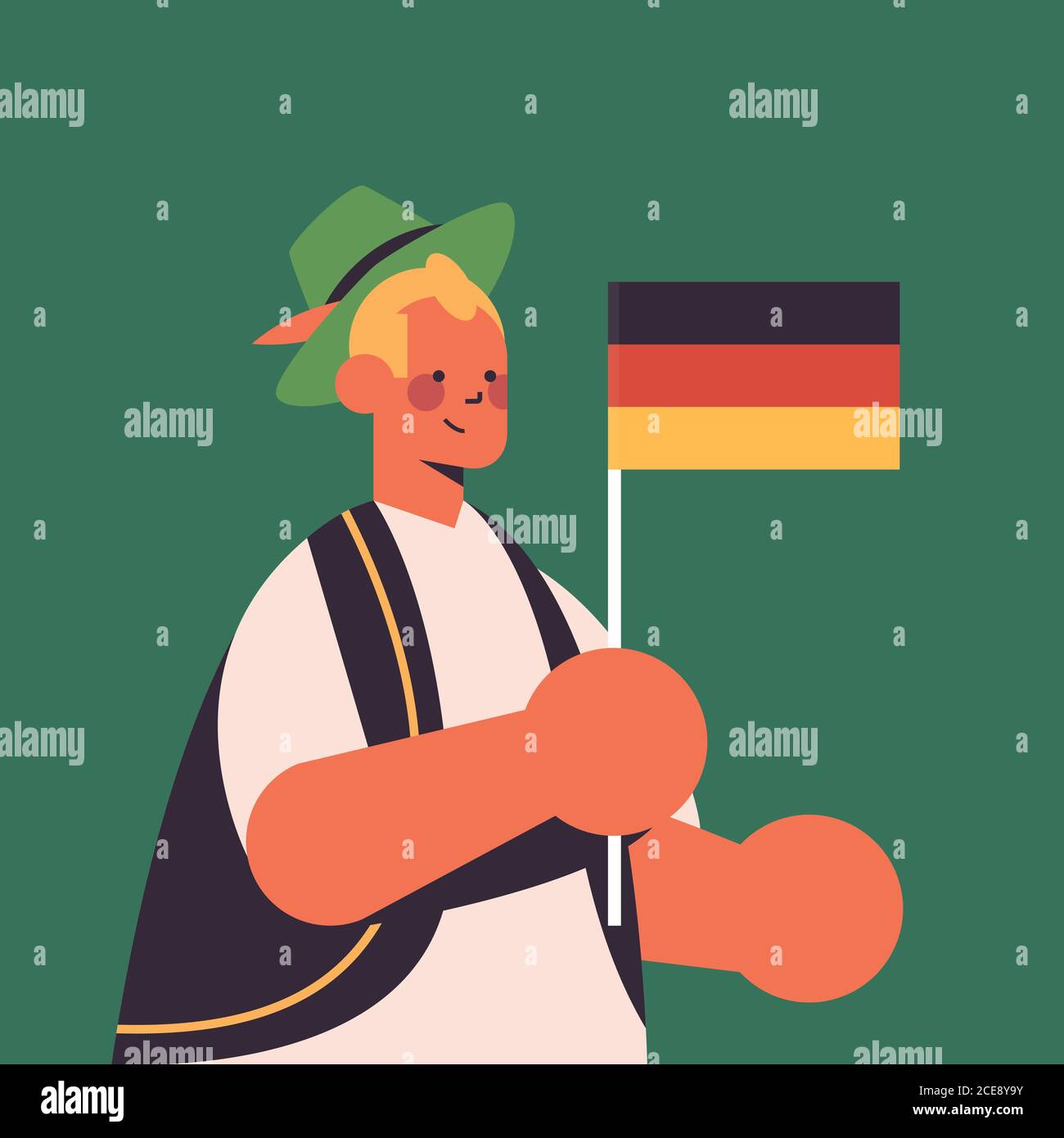 Man portrait in autumn Stock Vector Images - Alamy