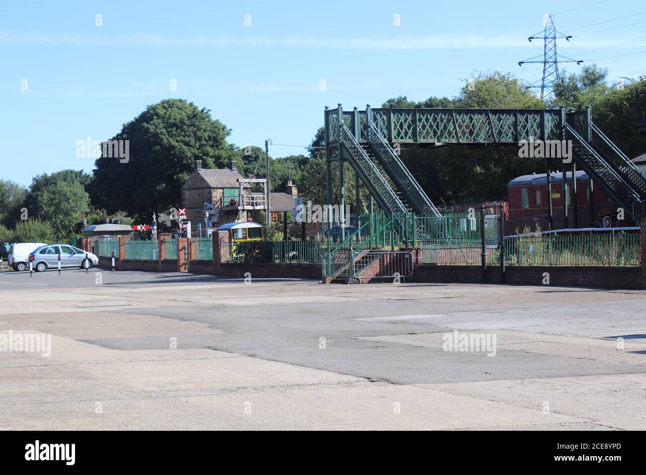 TRAINS AND COACHES AT ELSECAR HERITAGE CENTRE,BARNSLEY,SOUTH YORKSHIRE ...