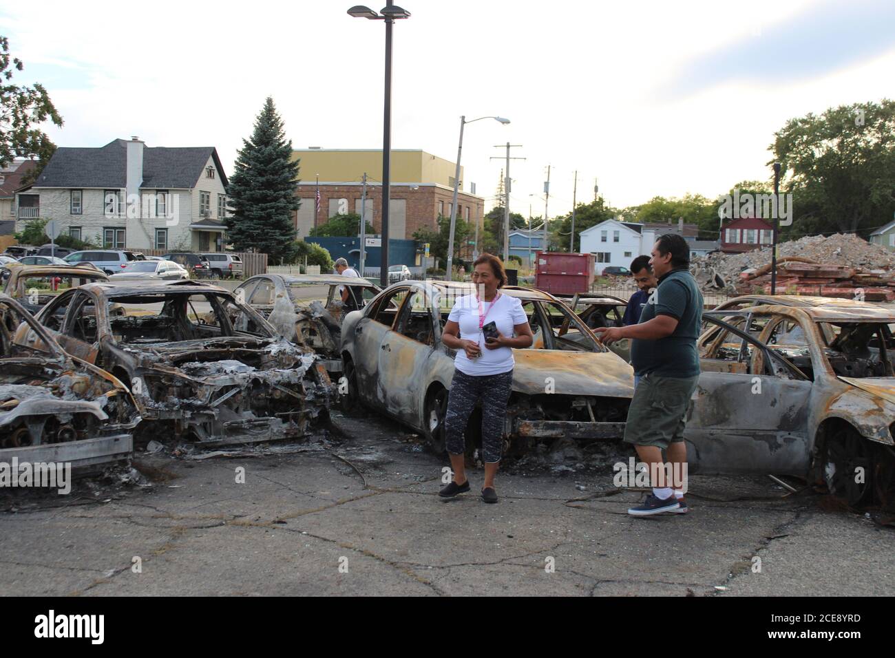 After the riots in kenosha hi-res stock photography and images - Alamy