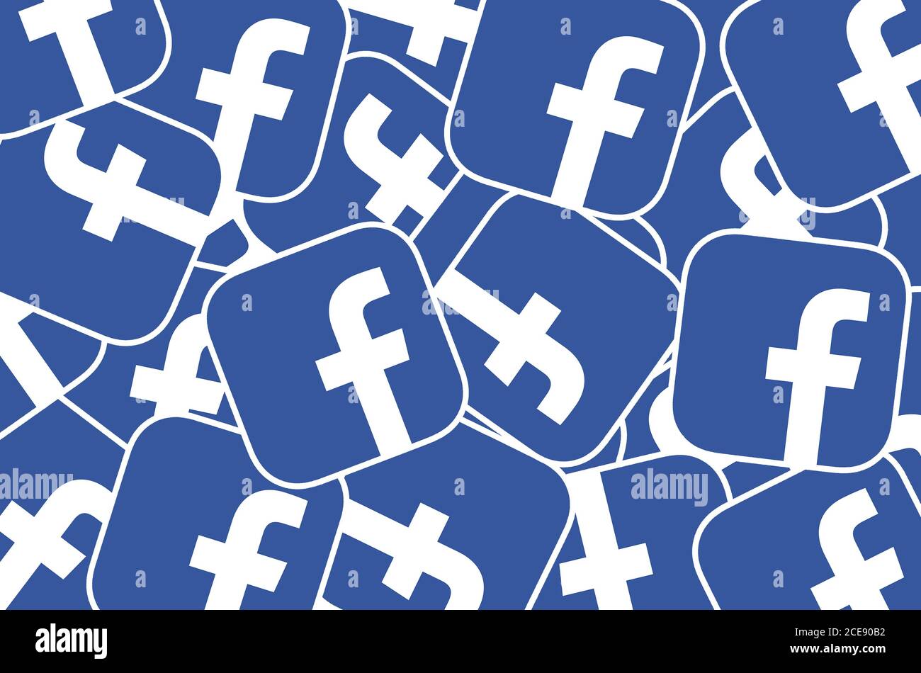 Facebook logo symbol hi-res stock photography and images - Alamy