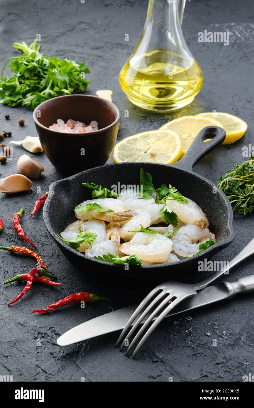 Seafood langoustine shrimp prawn hi-res stock photography and images - Alamy