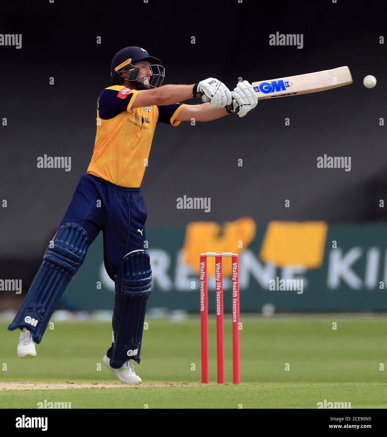 Yorkshire vikings adam lyth batting hi-res stock photography and images ...