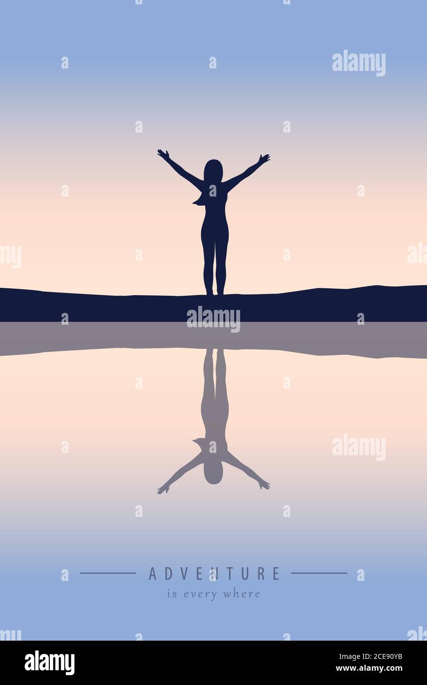 Beautiful girl lonely Stock Vector Images - Alamy