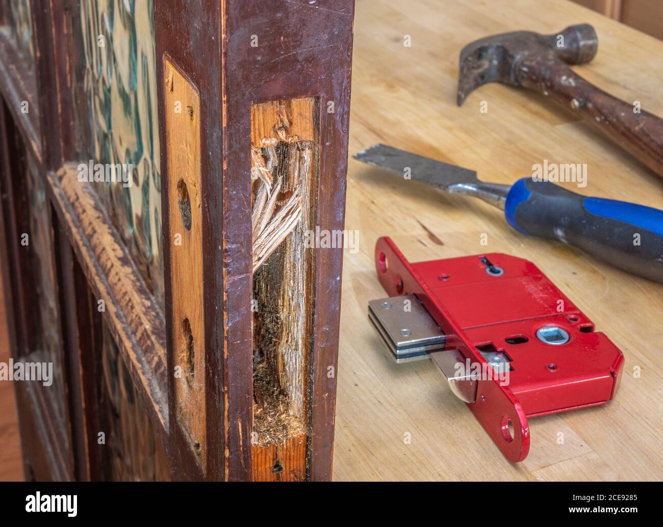 Wood Door Frame High Resolution Stock Photography and Images - Alamy