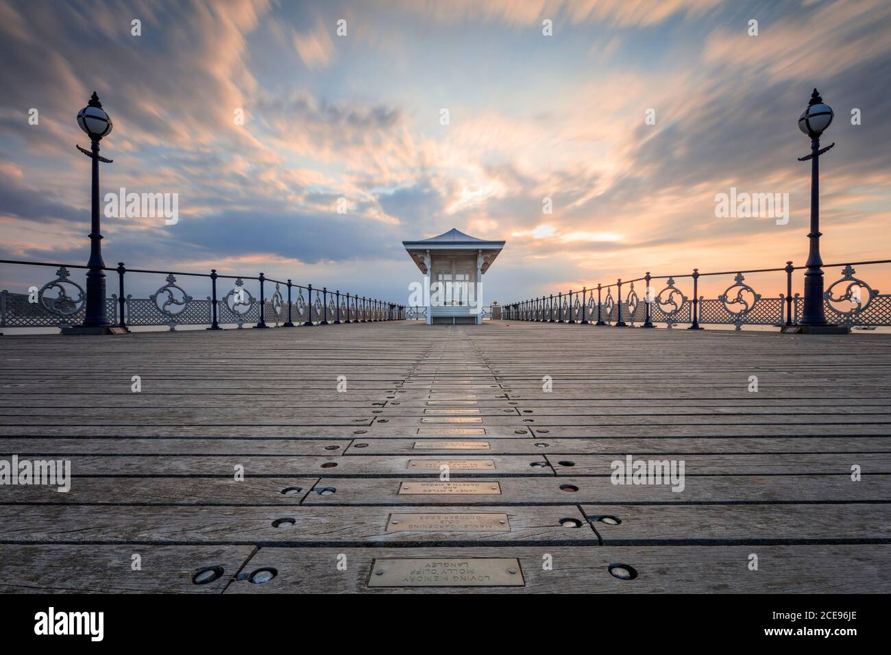 Victorian pier at sunrise hi-res stock photography and images - Alamy