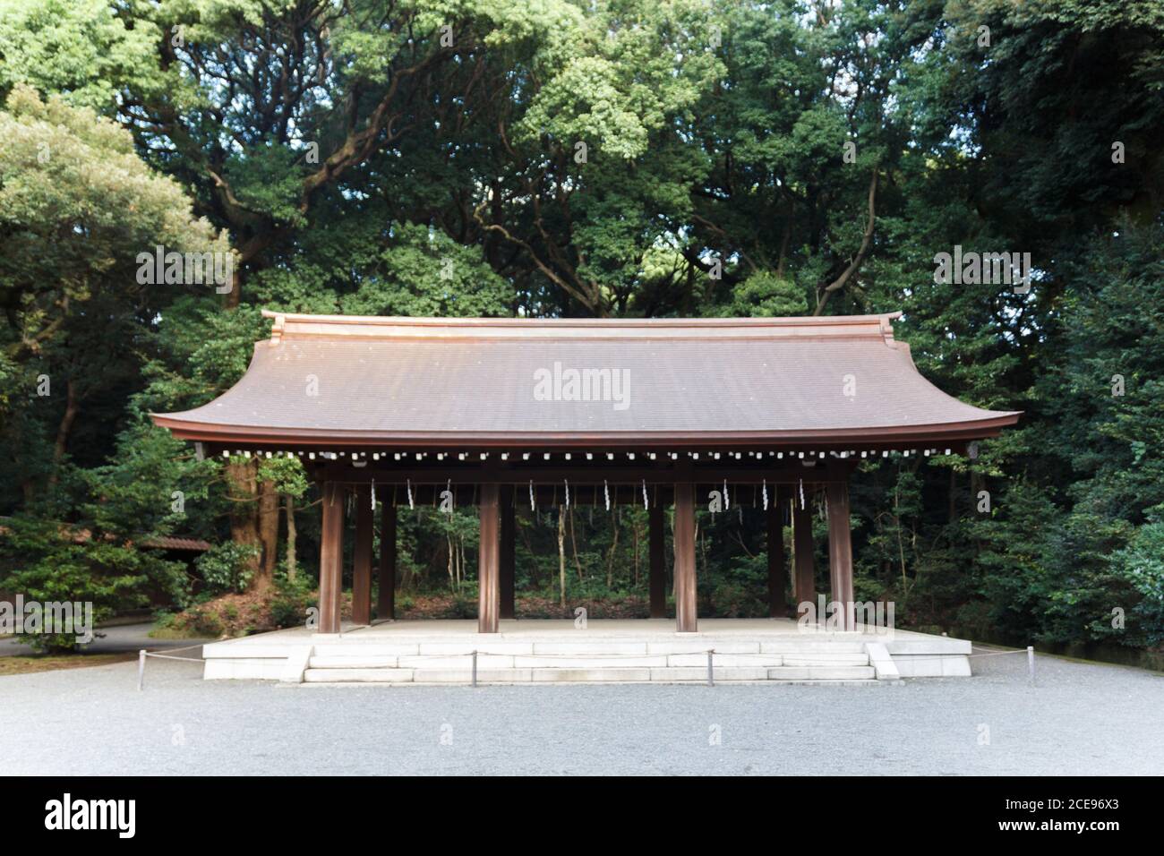 Meji Jingu Shrine and Tree ,TOKYO JAPAN Stock Photo - Alamy