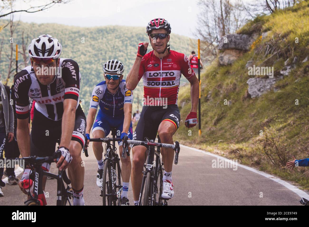 Giro d'Italia Stage 9 Montenero Di Bisaccia to Blockhaus, Italy. 14th ...