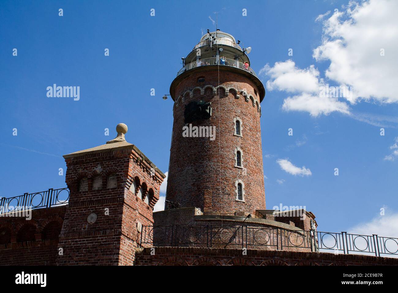 The Kolobrzeg lighthouse in Poland Stock Photo - Alamy