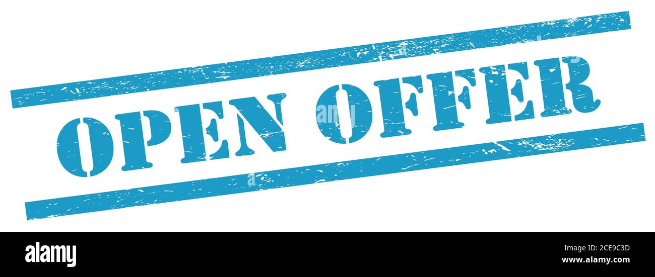 Open offer stamp hi-res stock photography and images - Alamy