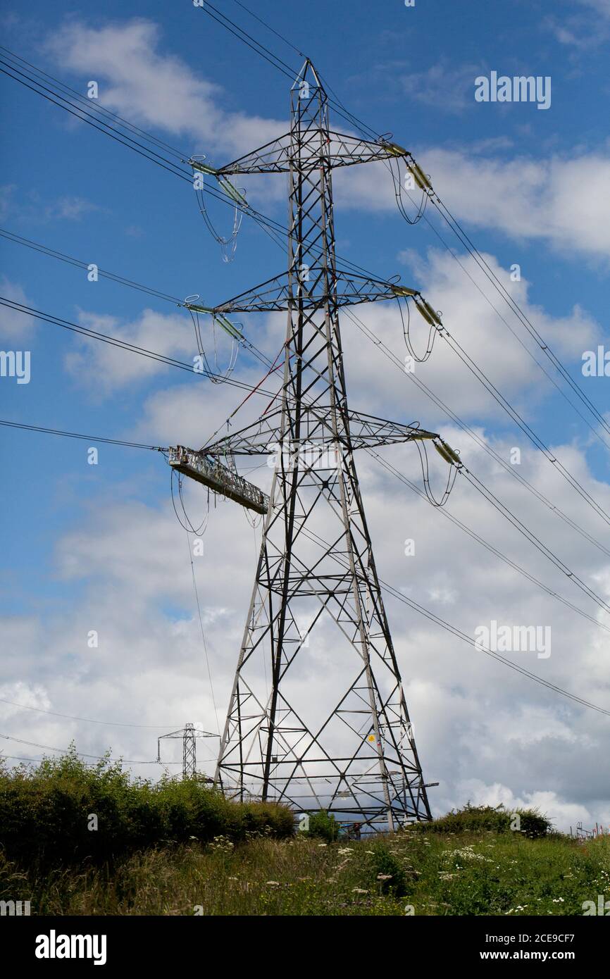 Electricity pylon maintenance hi-res stock photography and images - Alamy