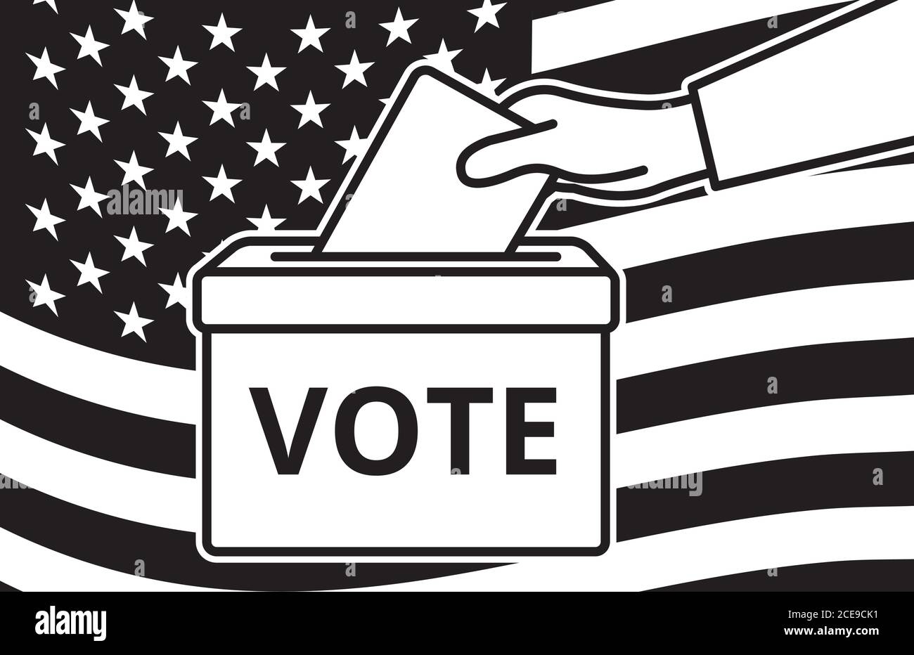 President election voters Stock Vector Images - Alamy