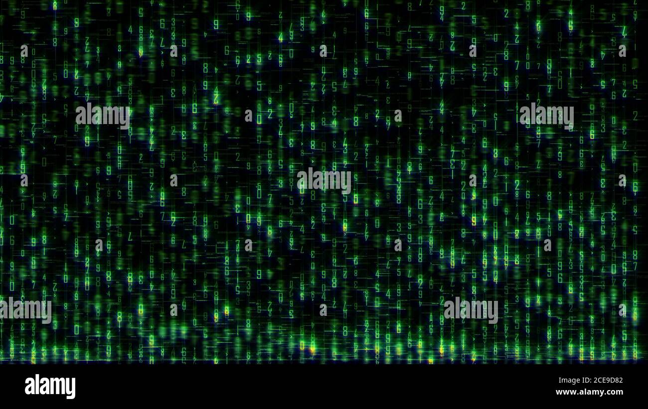 Abstract background, digital data matrix light illustration Stock Photo ...