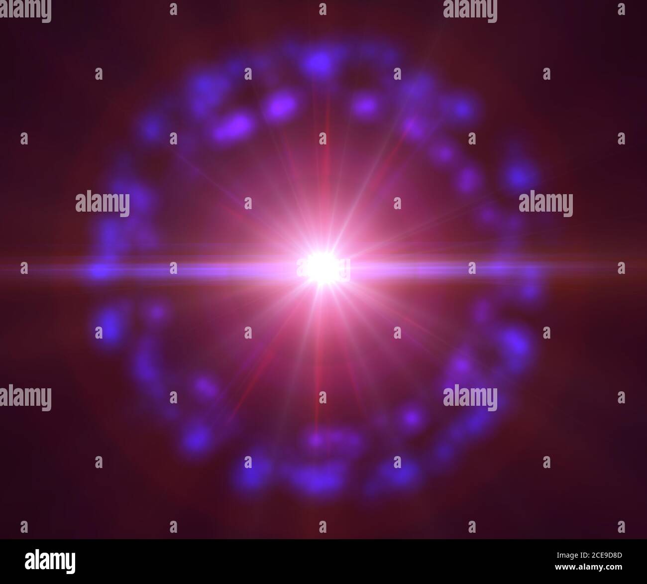 Pulsar star light in space, illustration abstract Stock Photo - Alamy
