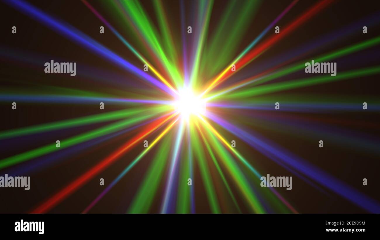 light effect abstract star burst flash laser beam ray illustration ...