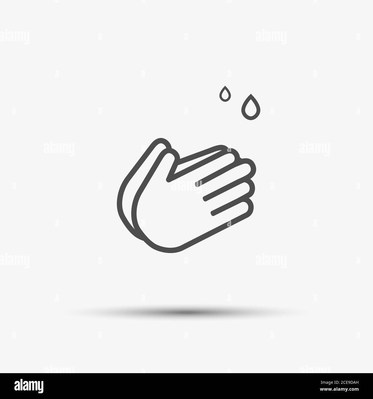 Flat hands Cut Out Stock Images & Pictures - Alamy