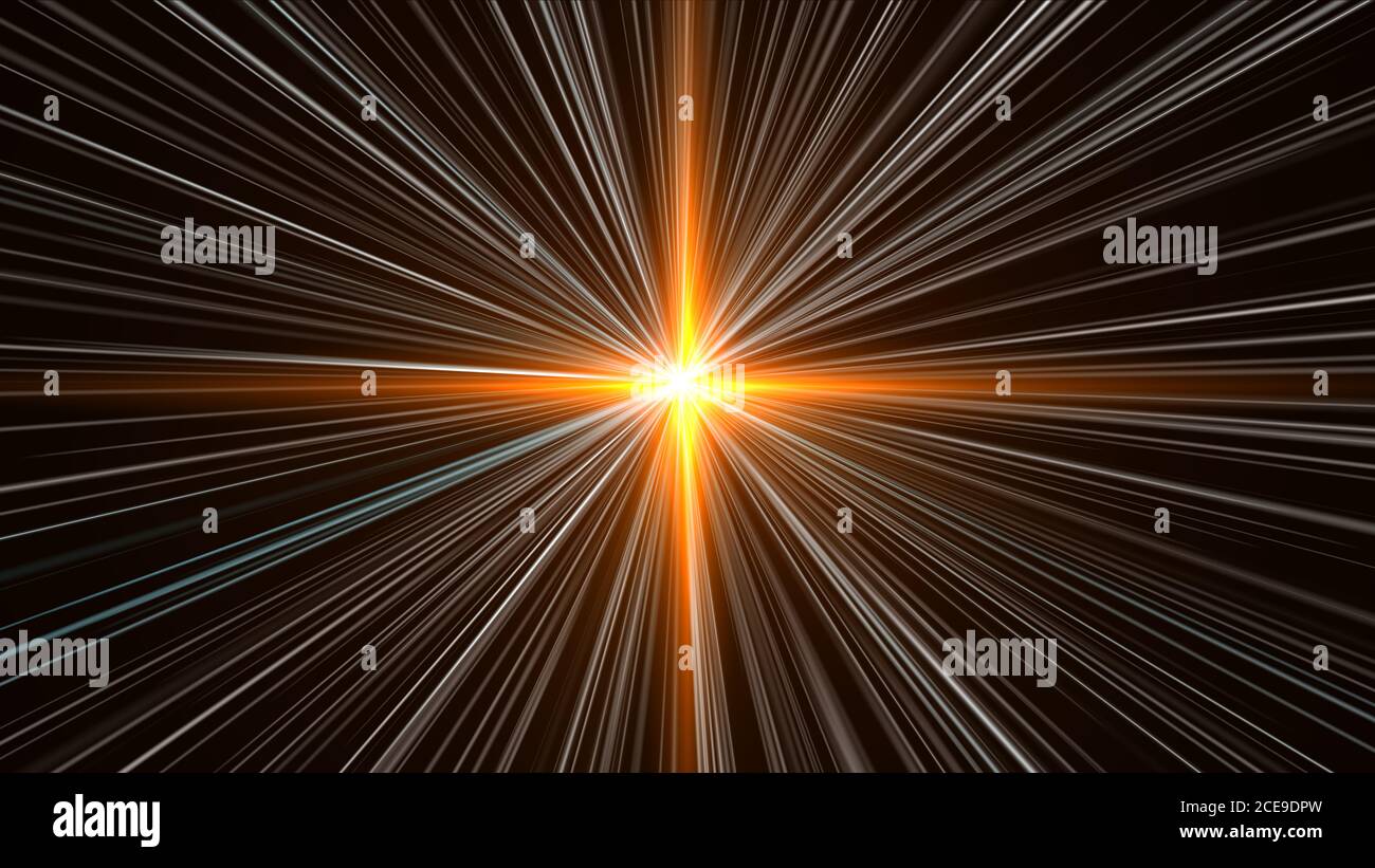 light effect abstract star burst flash laser beam ray illustration ...
