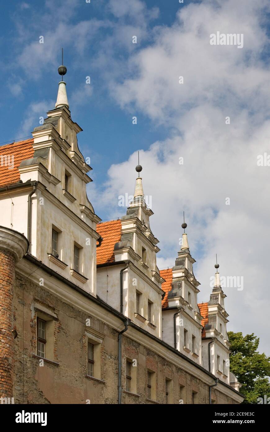 Attics at Brzeg Princes Palace in Strzelin, Lower Silesia region ...