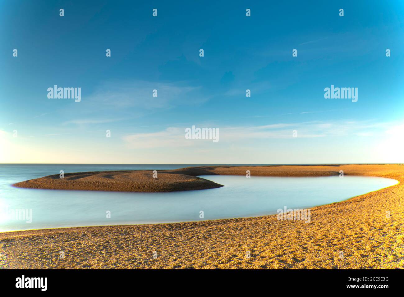 Shingle Street, a beach on the Suffolk coast. UK Stock Photo - Alamy