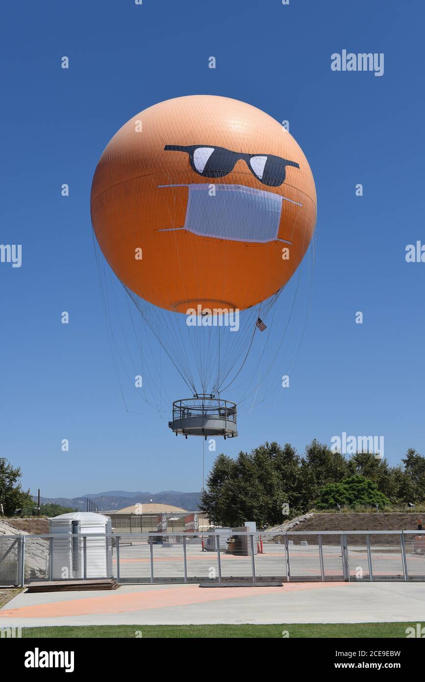 IRVINE, CALIFORNIA - 30 AUG 2020: The Orange County Great Park Balloon ...
