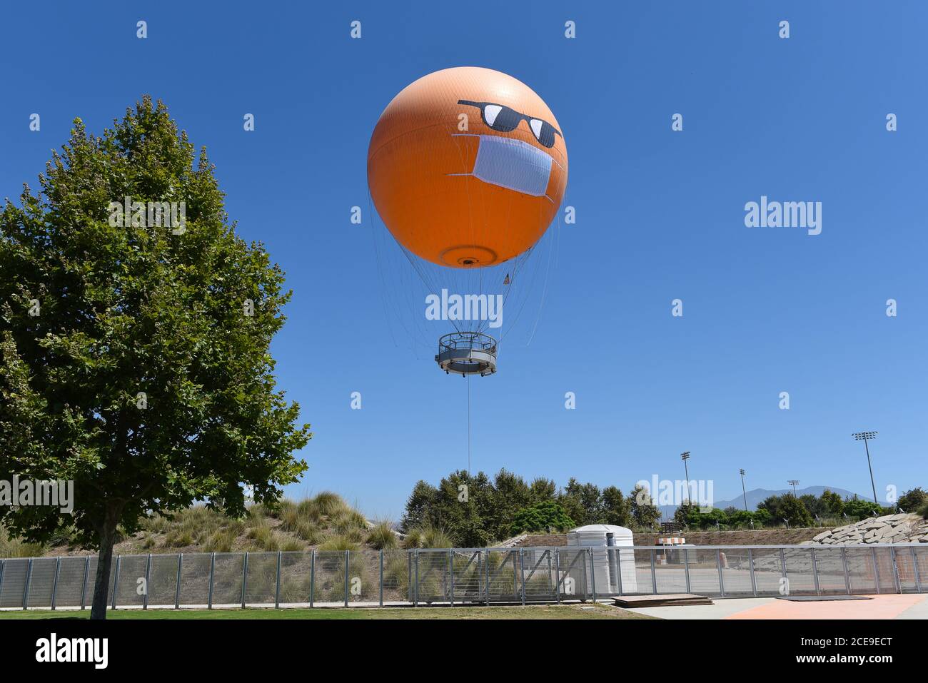 IRVINE, CALIFORNIA - 30 AUG 2020: The Orange County Great Park Balloon ...