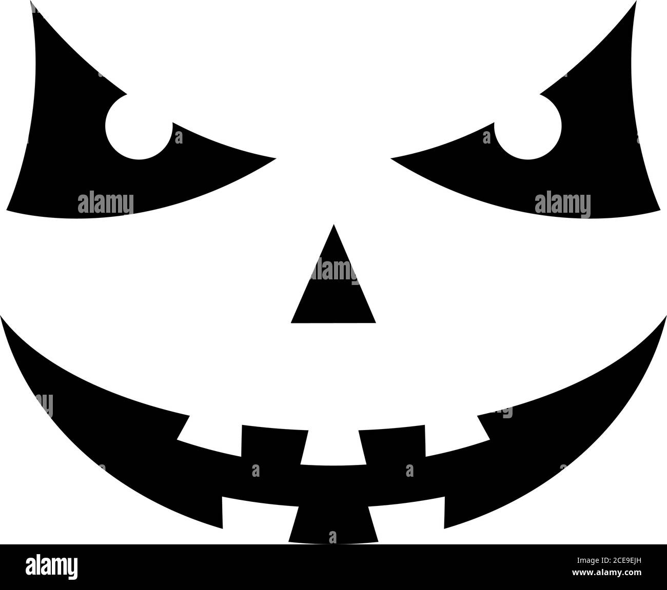 halloween pumpkin face emoji silhouette style icon vector illustration ...