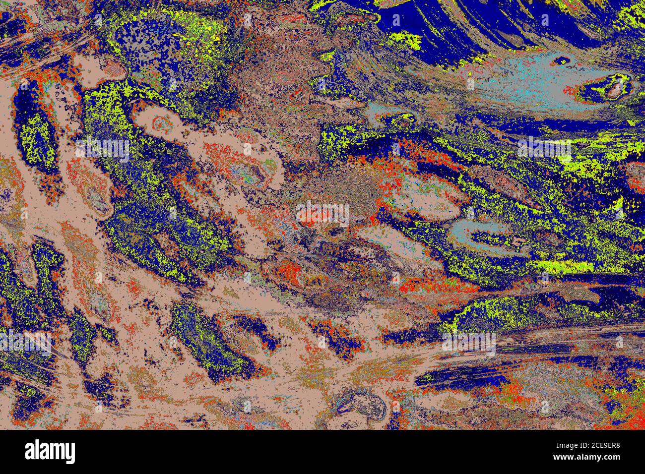 Traditional Ottoman Turkish abstract marbling art patterns as ...