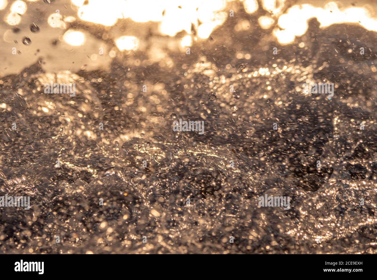 wave splash sea beach macro, close up Stock Photo - Alamy