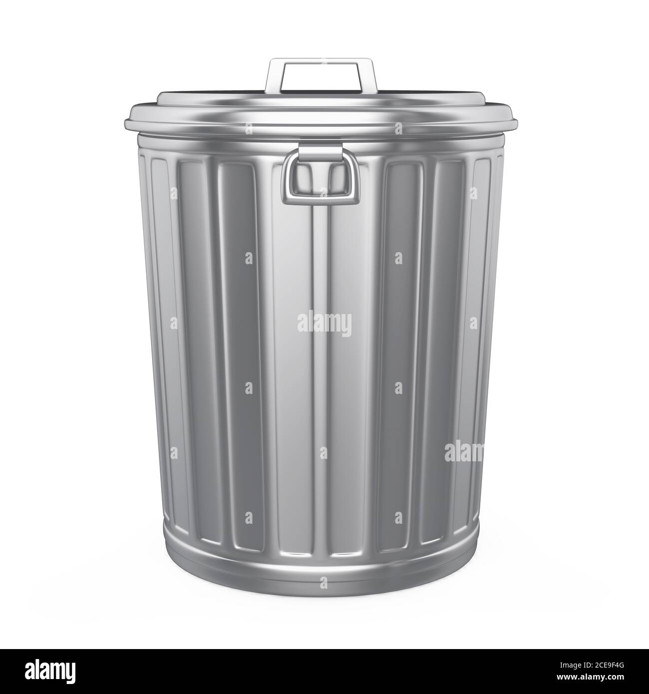 Garbage Trash Bin Isolated Stock Photo - Alamy