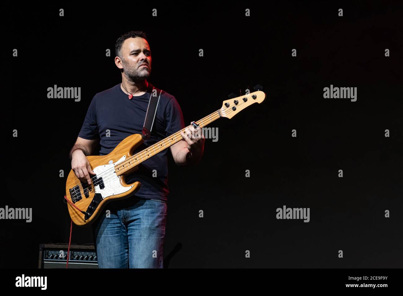 Caucasian Man is Performing on the Stage. Handsome Male Person is ...