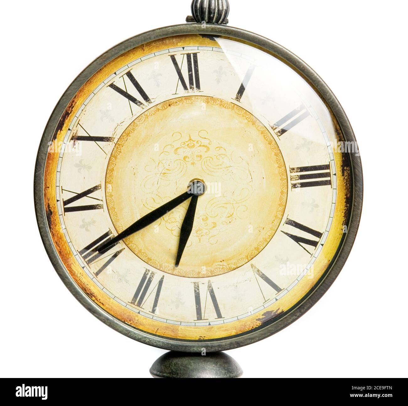 old vintage clock Stock Photo - Alamy