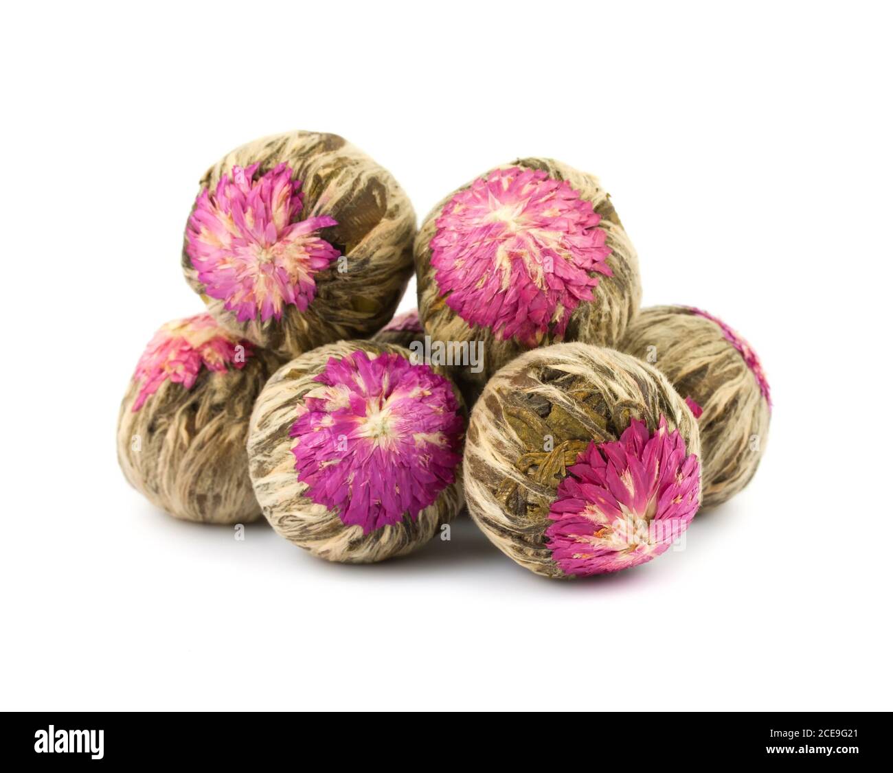 Aromatic flower green tea Stock Photo - Alamy