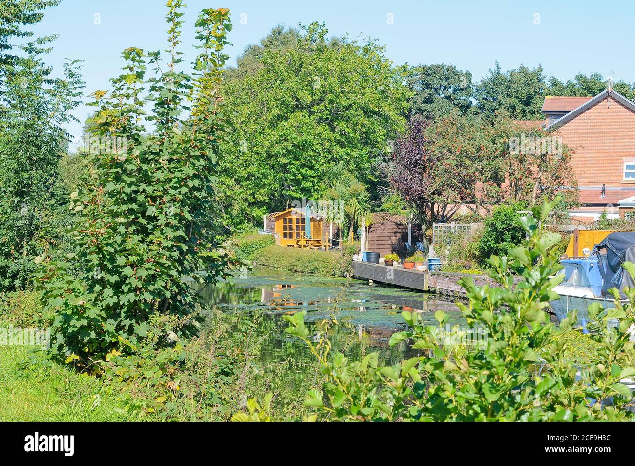Leeds Liverpool Canal, Maghull, England Stock Photo - Alamy