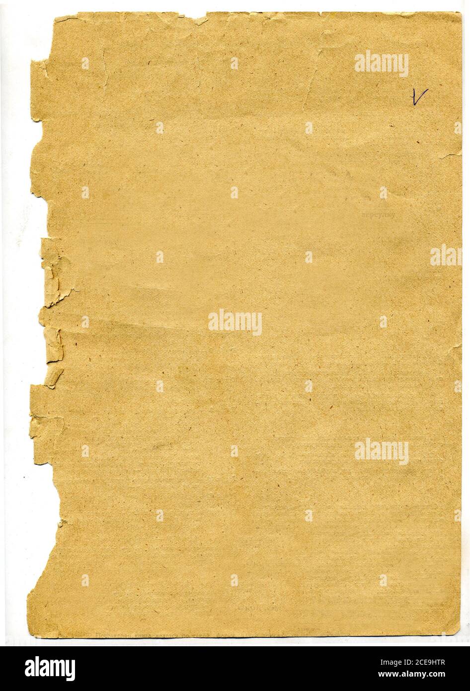 Scan old paper texture background hi-res stock photography and images ...