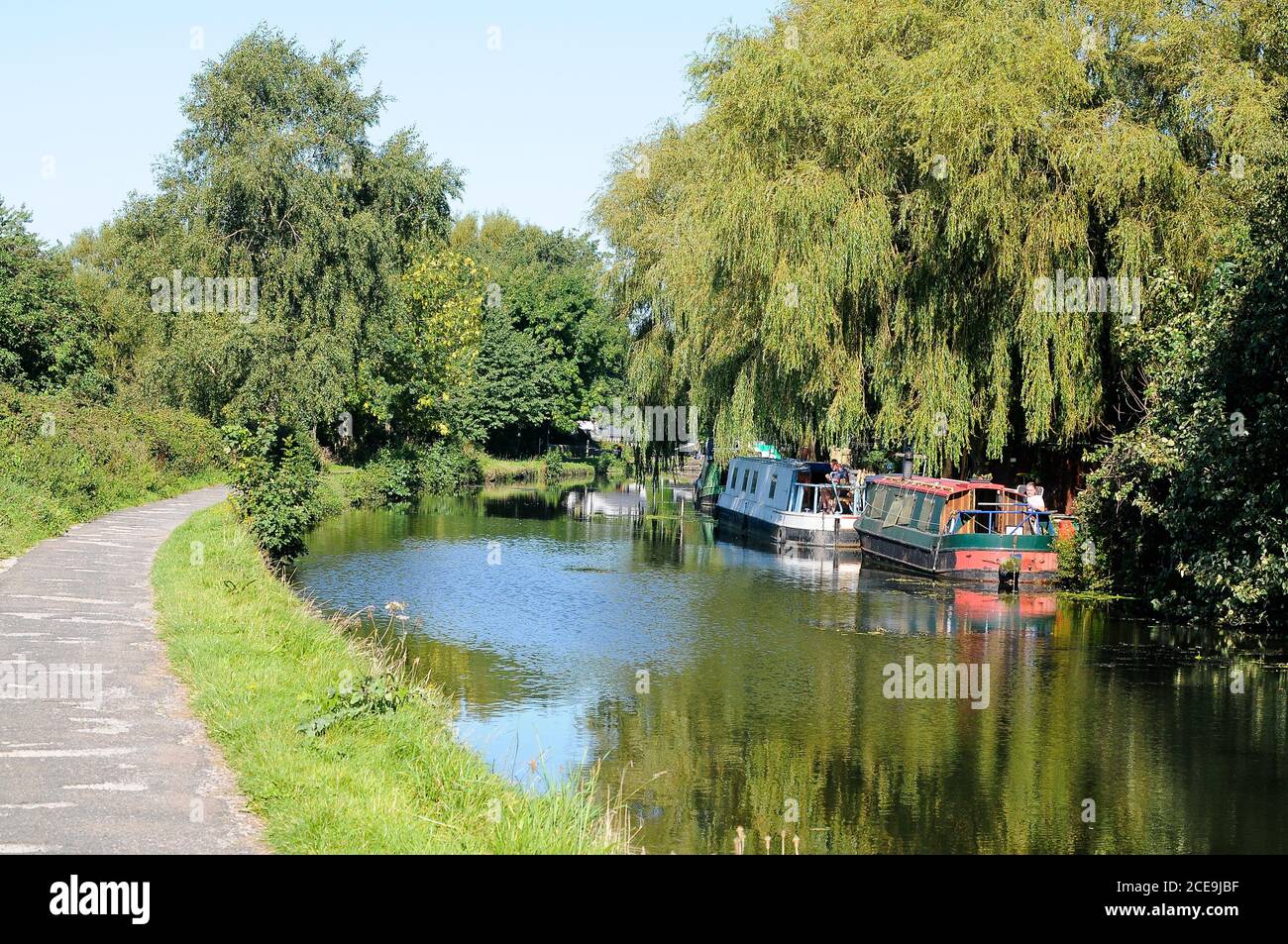 Leeds Liverpool Canal, Maghull, England Stock Photo - Alamy