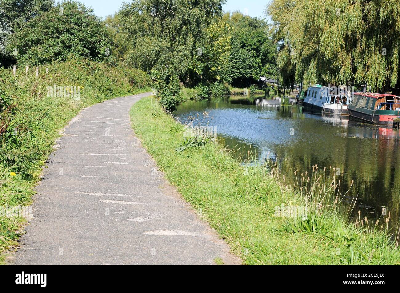 Leeds Liverpool Canal, Maghull, England Stock Photo - Alamy