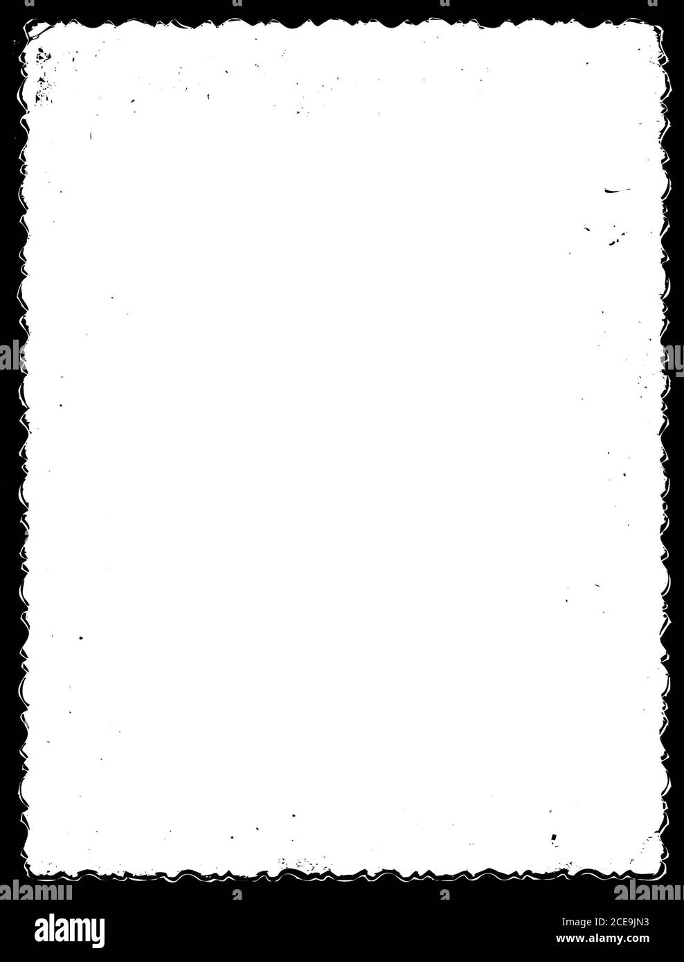 Blank photo frame paper Black and White Stock Photos & Images - Alamy