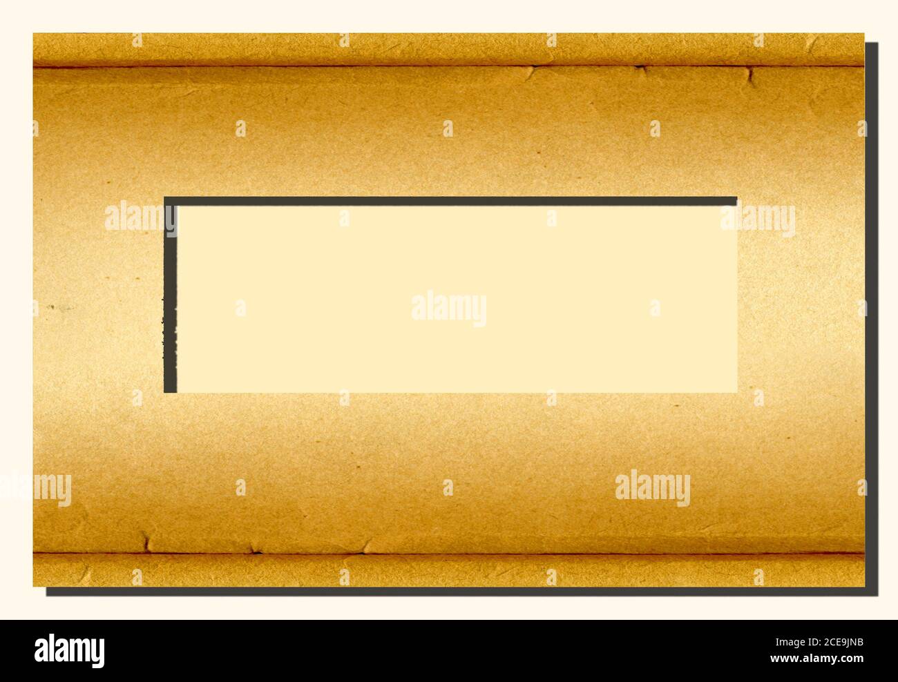 decorative frame from old paper Stock Photo - Alamy