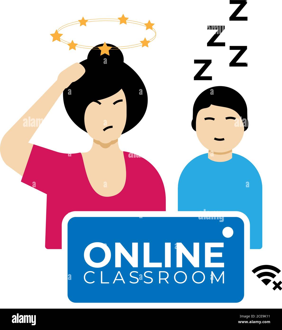 Confused Classroom Cartoon