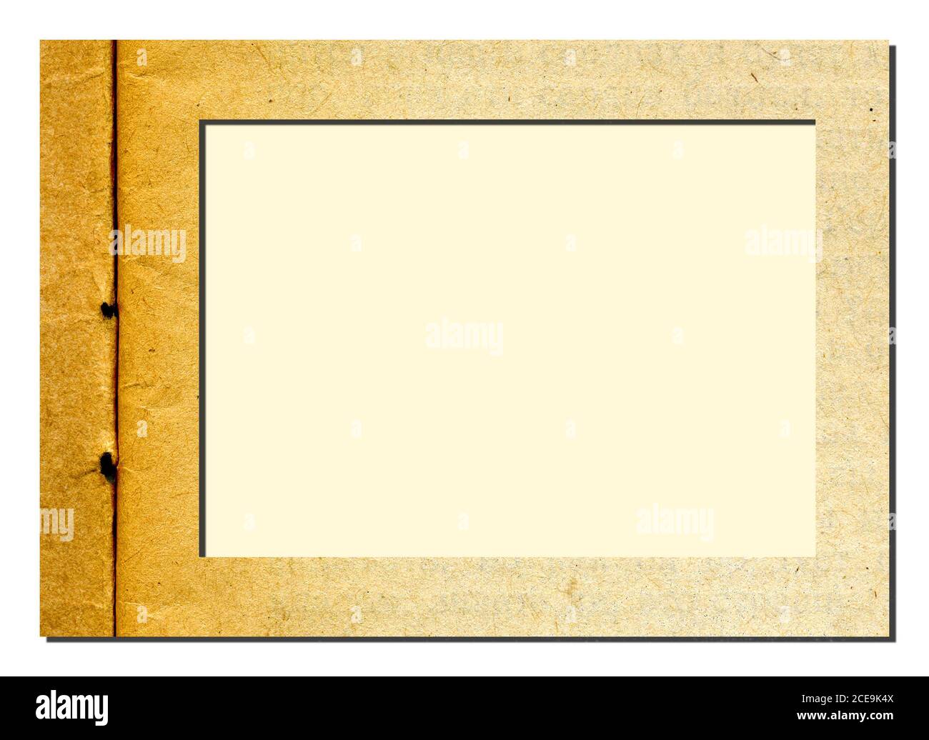 decorative frame from old paper Stock Photo - Alamy