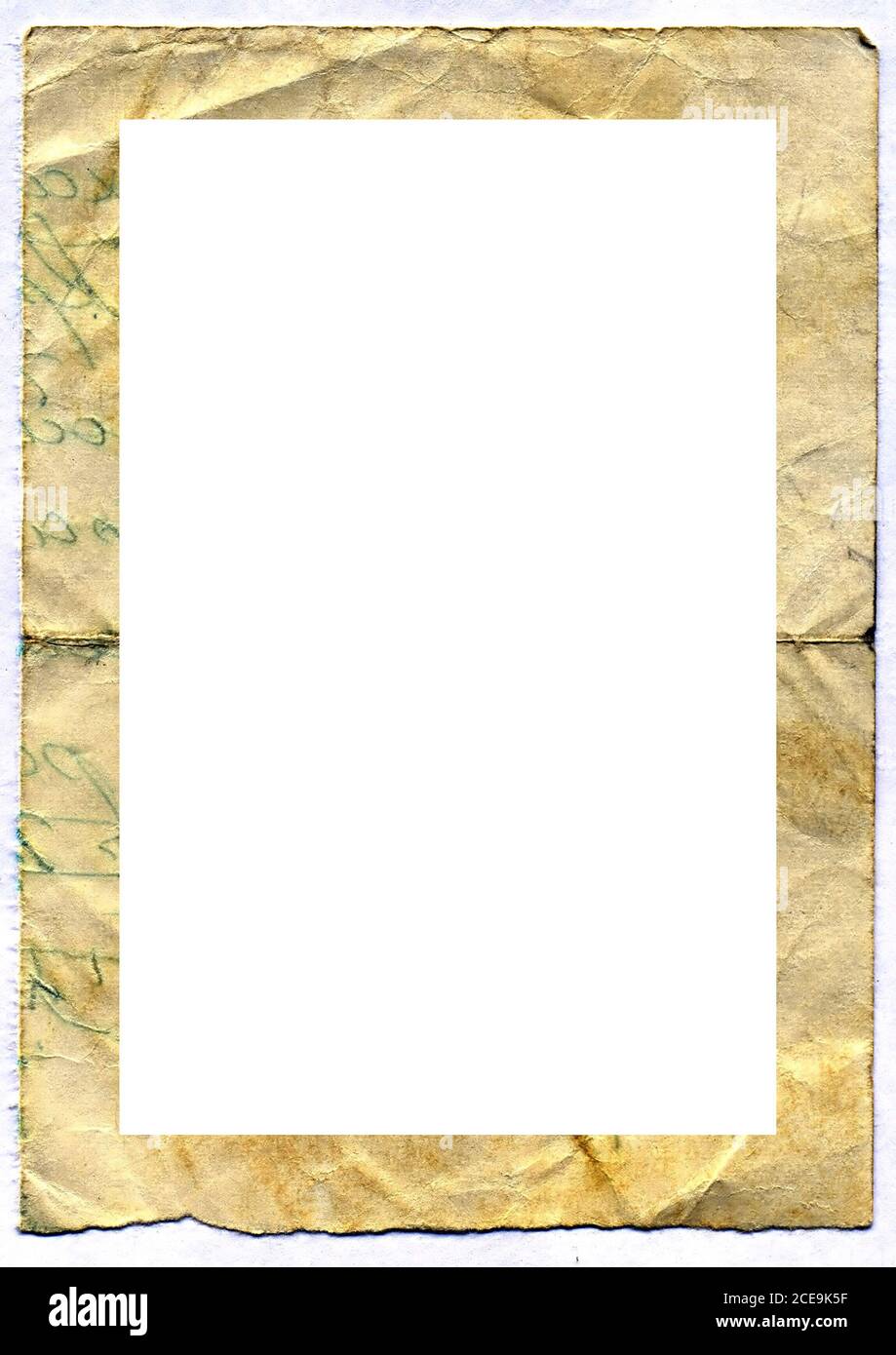 decorative frame from old paper Stock Photo - Alamy